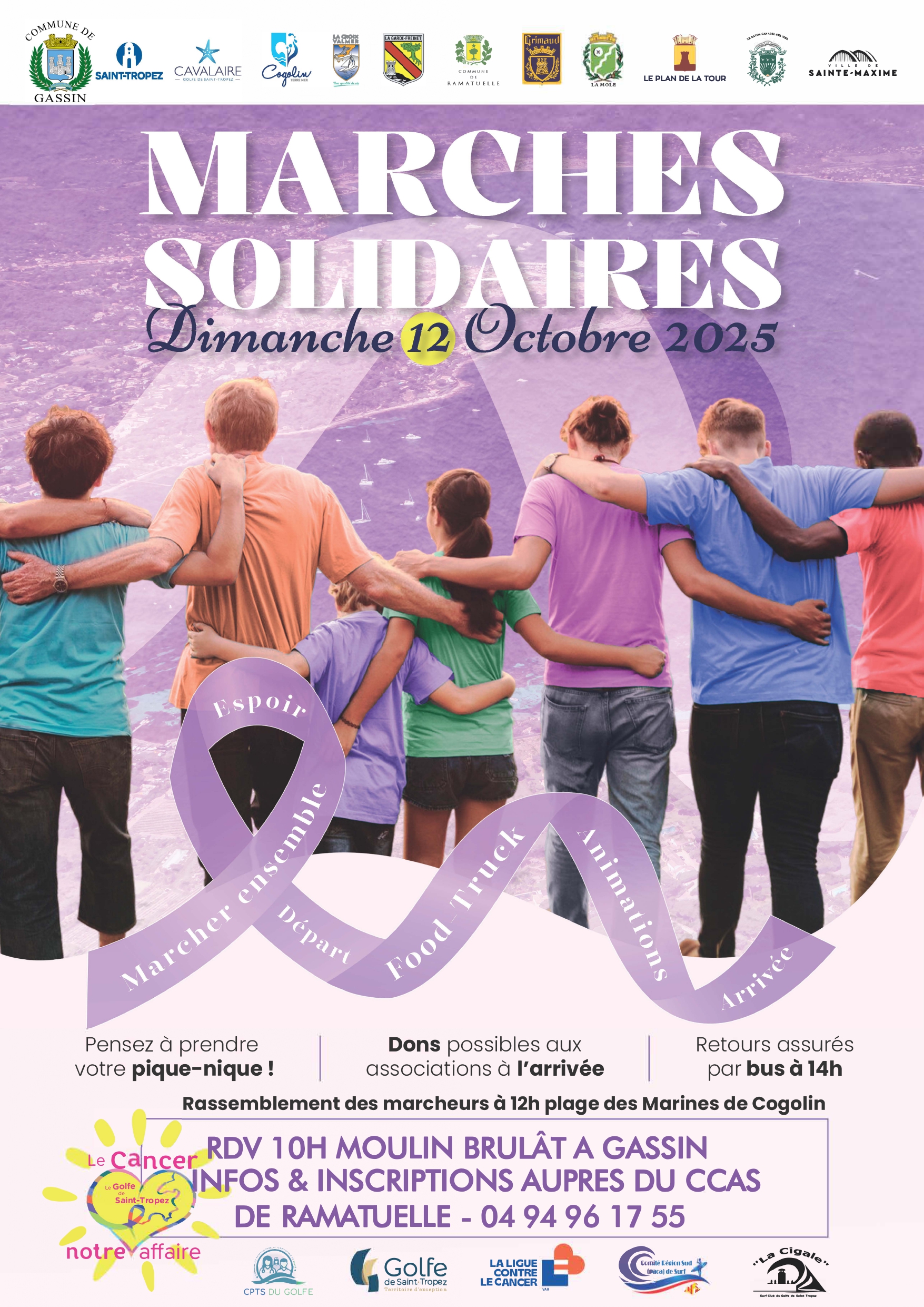 Marche solidaire – Commune de Ramatuelle – Site Officiel